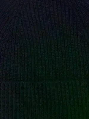 BALLANTYNE Ribbed Cashmere Beanie Hat