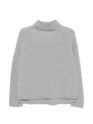 Max Mara Ribbed-knit Raglan-sleeve Sweater