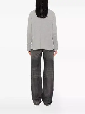 Max Mara Ribbed-knit Raglan-sleeve Sweater