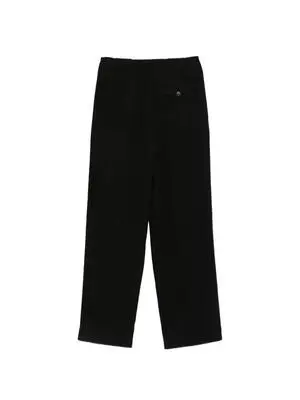 Closed Pleated Detail Tapered Trousers