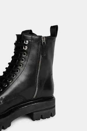 Dsquared2 Icon Logo Lettering Combat Boots