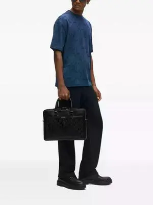 Karl Lagerfeld K/loom Leather Briefcase