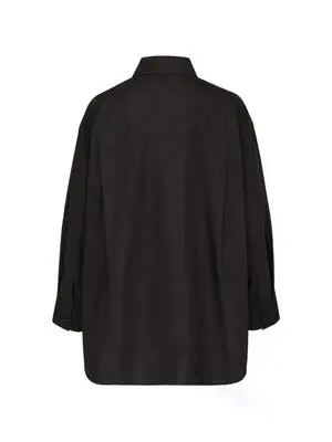 CLUB21 COLLECTION Vera Pintuck-detail Shirt - Black