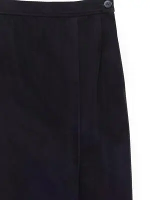 Saint Laurent 1980s Wrap Skirt