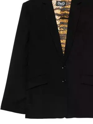 Dolce & Gabbana 2000s Notched-lapel Single-breasted Blazer