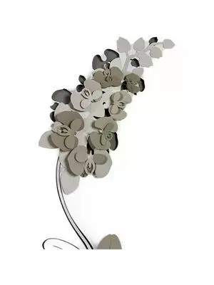 ARTI & MESTIERI Orchid-motif Cutout Wall Art