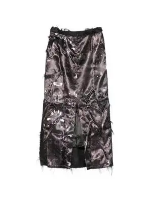 BARBARA BOLOGNA Revolution Fringed Midi Skirt