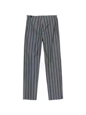 ROMEO GIGLI 1990s Vertical-stripe Trousers