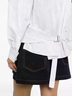 Sacai Vertical-stripe Layered Shirt