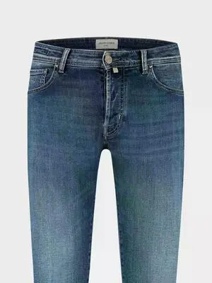 Jacob Cohen Faded-effect Whiskered Jeans