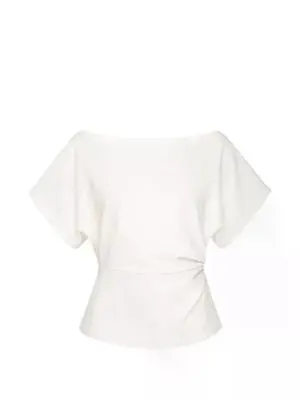 CLUB21 COLLECTION Tate Boat-neck Short-sleeve Top