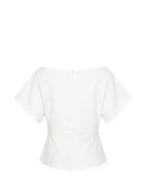 CLUB21 COLLECTION Tate Boat-neck Short-sleeve Top