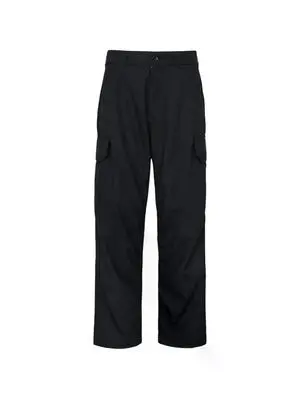 Comme Des Garçons Pinstripe-pattern Cargo Pants - Black