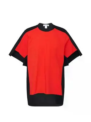 Comme Des Garçons Colour-block T-shirt - Red