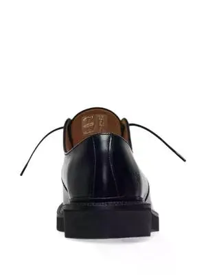 Comme Des Garçons Embroidered Leather Shoes
