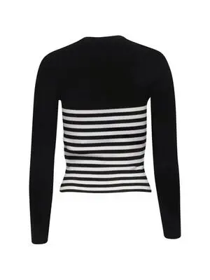 Max Mara Braies Striped Ribbed Sweater