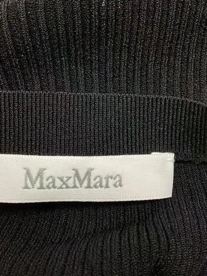 Max Mara Striped Ribbed Knit Sweater