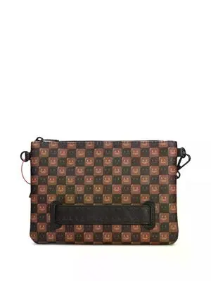 SPRAYGROUND Sharks In Paris Bubble Check Clutch Bag