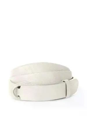 Orciani Leather Belt - Neutrals