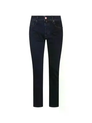 Jacob Cohen Logo-patch Slim-fit Jeans
