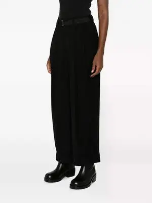 Sacai Belted Pleated Trousers