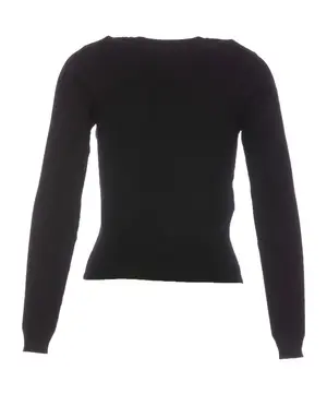 Pinko Love Birds-embossed Studded Crewneck Jumper