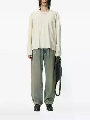 MFPEN Ribbed Crew Neck Long Sleeve Sweater