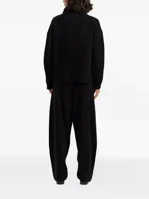 Chinti & Parker Heart-intarsia Roll-neck Sweater