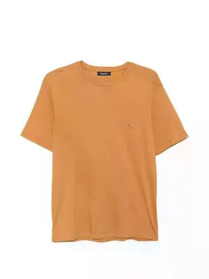 Stefano Ricci Logo-plaque T-shirt - Yellow