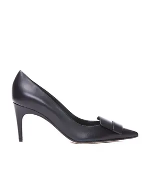 SERGIO ROSSI Pointed-toe Pump - Black