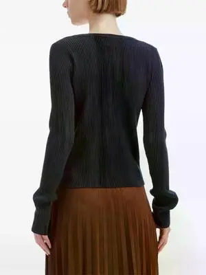 B+AB Ribbed Layered Cardigan