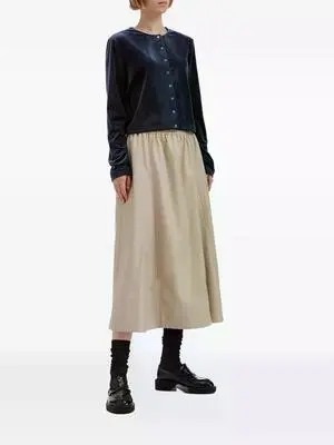 TOUT A COUP Velvet Press-stud Cardigan