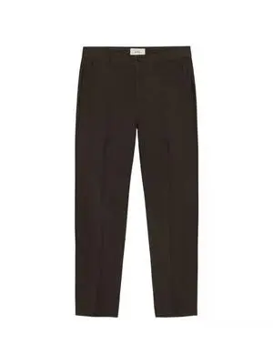 LES DEUX Pressed-crease Tailored Trousers - Brown