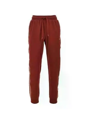 EA7 Logo-print Side-stripe Track Pants - Red