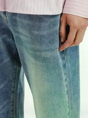 B+AB Whiskered Wide-leg Jeans