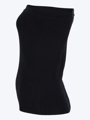 Rick Owens Strapless Knitted Bandeau Top