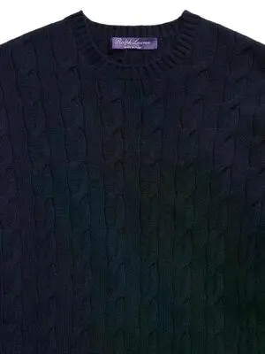 Ralph Lauren Purple Label Cashmere Cable-knit Sweater