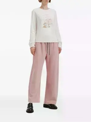 TOUT A COUP Drawstring Wide-leg Track Pants