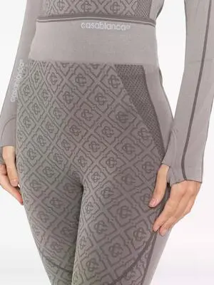 Casablanca Monogram-pattern Leggings