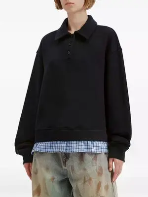 TOUT A COUP Layered-effect Polo Shirt
