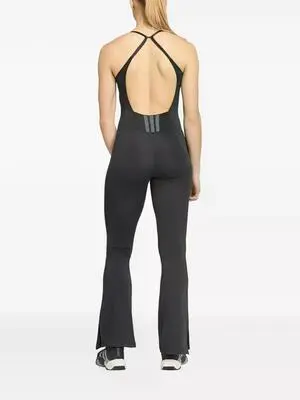 Adidas All Me Flare Open-back Jumpsuit