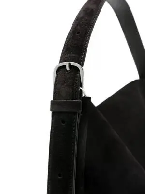 TOTEME Belted Suede Tote Bag