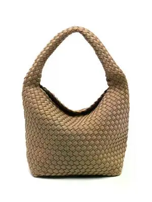 MARREA Woven Shoulder Bag - Neutrals