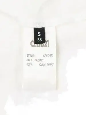 CLUB21 COLLECTION Jersey Split-hem Top
