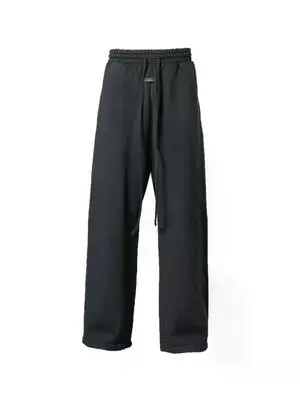 Fear Of God Wide-leg Drawstring Track Pants - Black