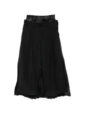 Junya Watanabe Pleated Layered Trousers