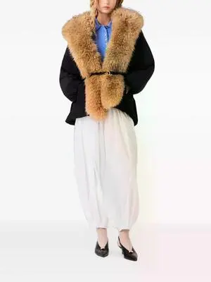 Maje Faux-fur Shawl-collar Coat