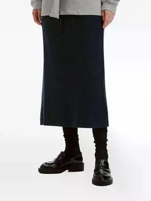 TOUT A COUP Drawstring-waist Midi Skirt