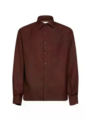 COSTUMEIN Chest-pocket Virgin-wool Shirt