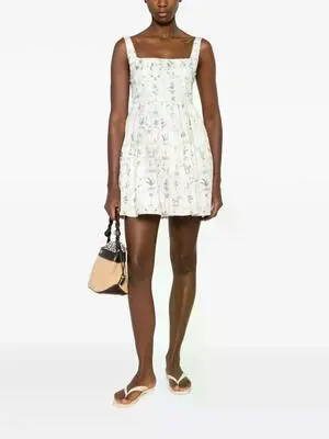 Agua Bendita Barbara Printed Mini Dress